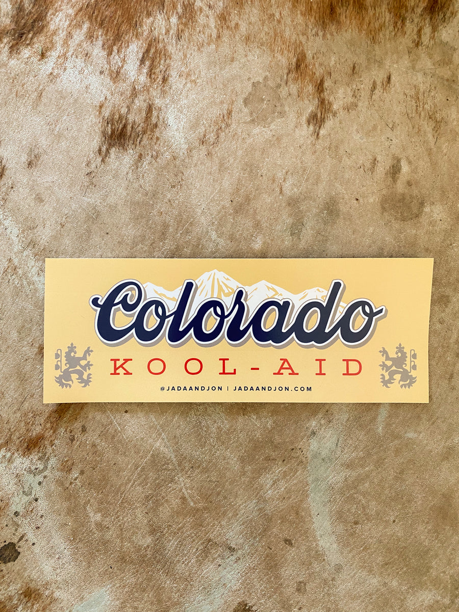 Colorado Kool Aid Bumper Sticker – Jada & Jon